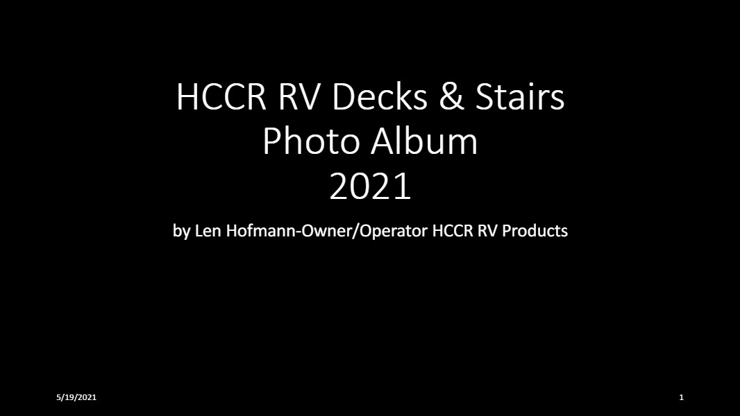 Gallery | HCCR RV Decks & Stairs | Henderson, Nevada